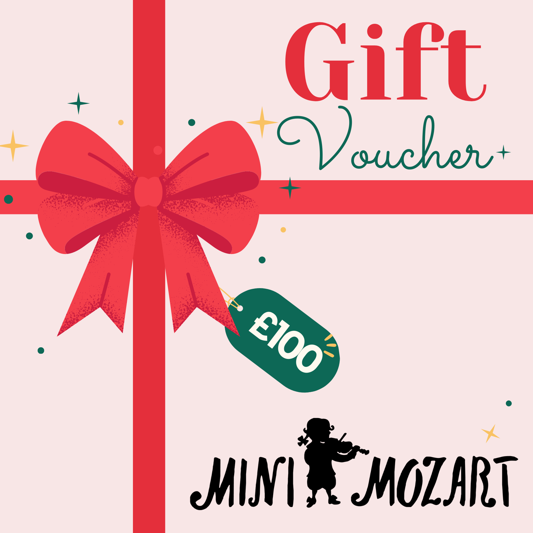 Mini Mozart £100 Gift Voucher | Mini Mozart